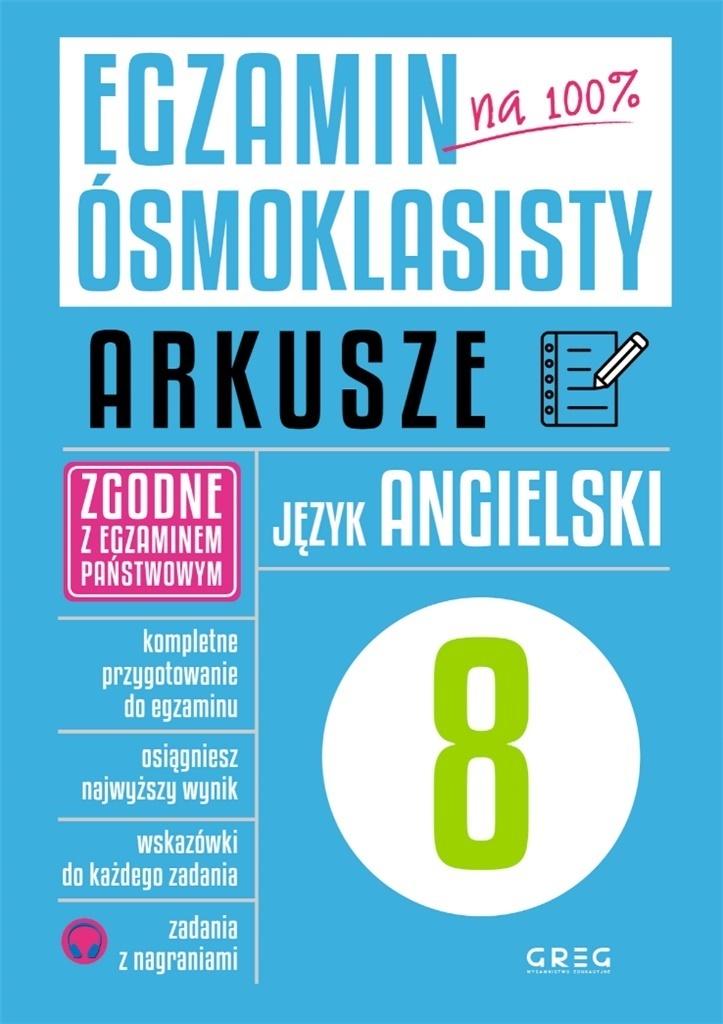 Egzamin ósmoklasisty - arkusze j. angielski GREG » Pomoce edukacyjne Księgarnia logopedyczna ...